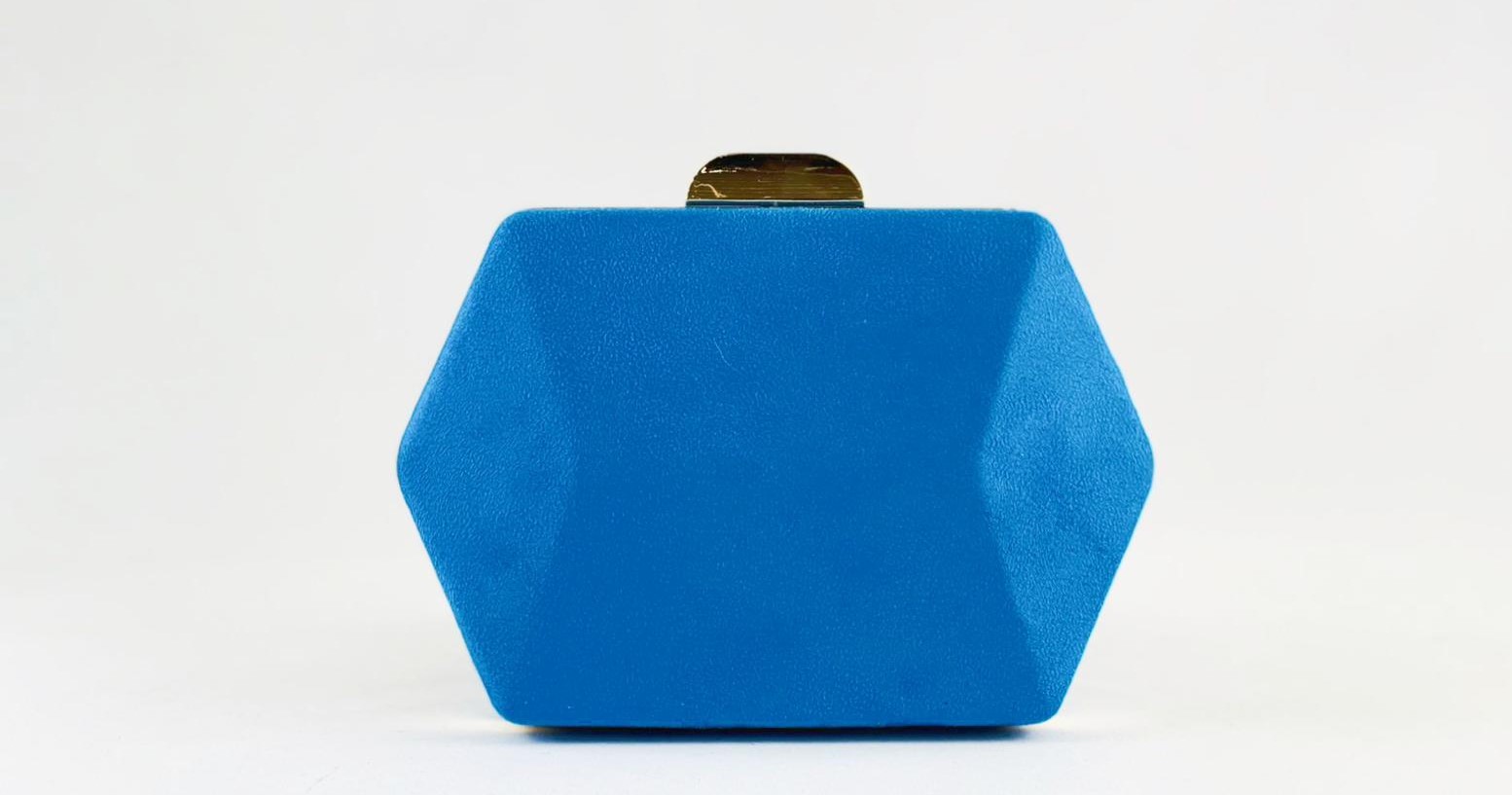 Bolso de fiesta azul - Abeloura Boutique